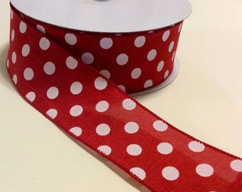Polka dot ribbon | Etsy