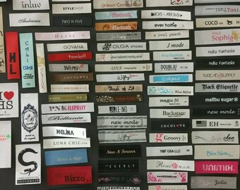 Custom woven labels | Etsy