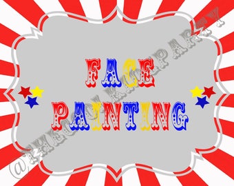 Face painting sign | Etsy