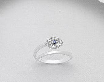 Evil eye ring | Etsy