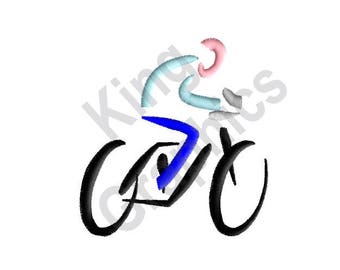 Bicycle embroidery | Etsy