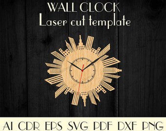 Wooden clock kit | Etsy