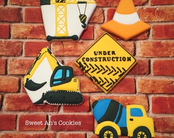Construction cookies | Etsy