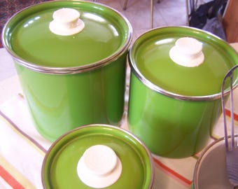 Vintage canister set | Etsy