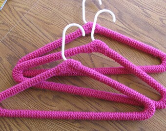 Yarn covered hanger | Etsy