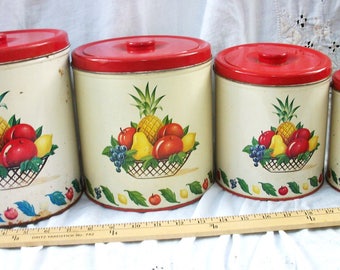 Vintage canister set | Etsy