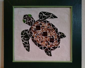 Sea turtle mosaic | Etsy