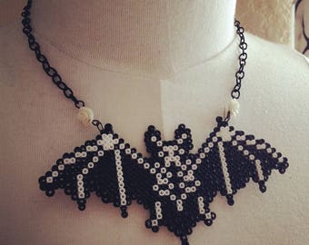 Perler bead jewelry | Etsy