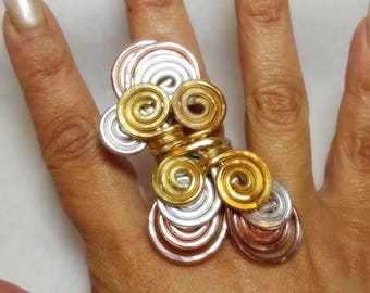 Full finger ring | Etsy