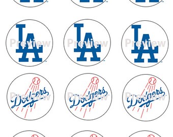 Dodgers cake topper | Etsy