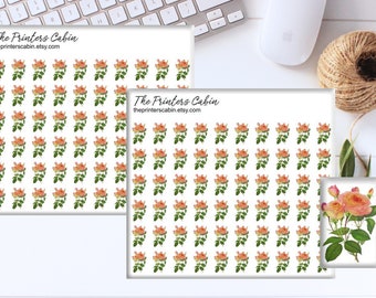 Flower stickers | Etsy