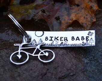 Bicycle keychain | Etsy