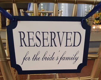 Reserved pew sign | Etsy