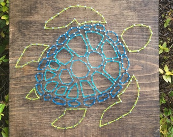 Turtle string art | Etsy