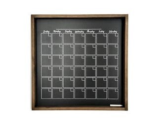 Chalkboard calendar | Etsy