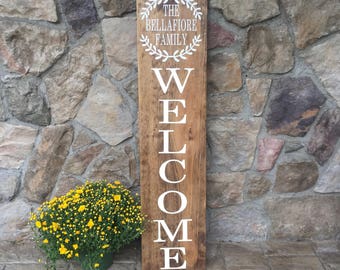 Vertical welcome | Etsy