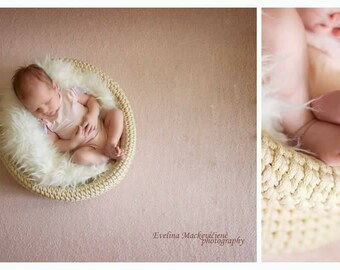 Newborn photo prop basket | Etsy