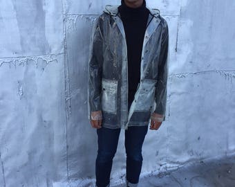 Transparent raincoat | Etsy