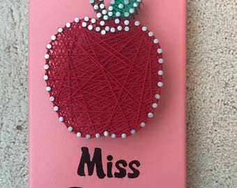Apple string art | Etsy