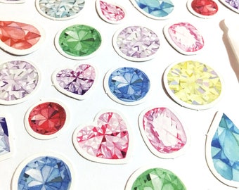 Gem stickers | Etsy
