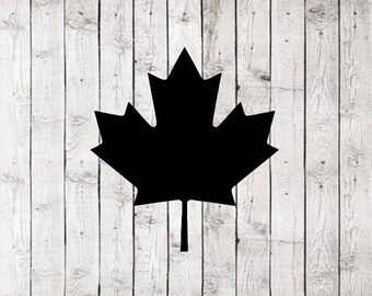 Maple leaf decal | Etsy