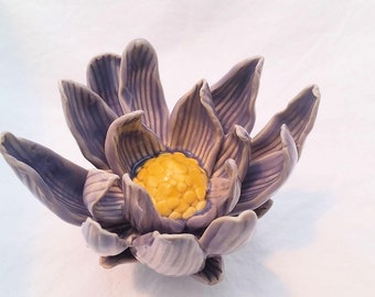 Ceramic water lilies | Etsy