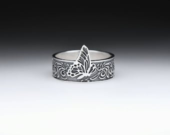 Butterfly wing ring | Etsy
