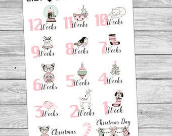 Christmas countdown | Etsy