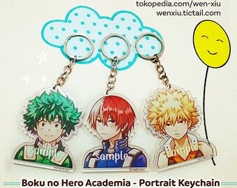 Anime keychain | Etsy