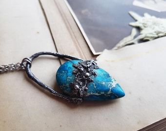 Sea stone necklace | Etsy