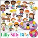 Education Clipart Books and reading Lilly Silly Billy