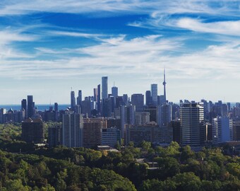 Toronto skyline | Etsy