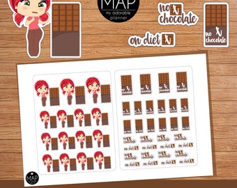 Baby shower kisses Chocolate Printable Stickers Instant