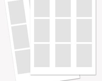 2x3 inch rectangles | Etsy