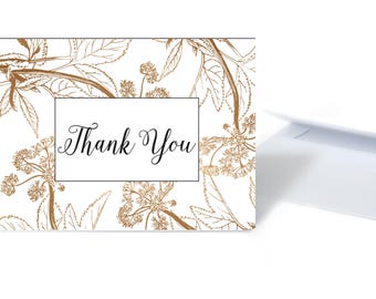 Boxed thank you card | Etsy