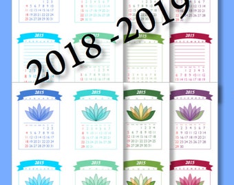 Pocket calendar | Etsy