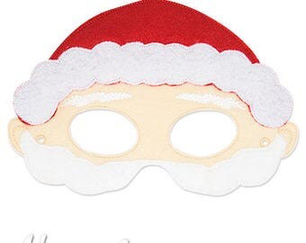 Santa mask | Etsy
