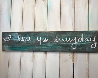 Handwritten sign | Etsy