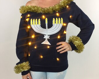 Hanukkah sweater | Etsy