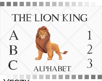 Lion king letters | Etsy