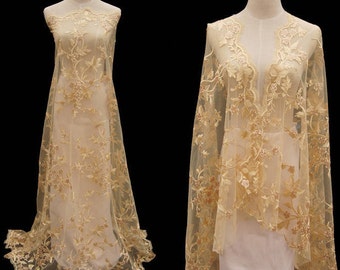 Gold lace dress | Etsy