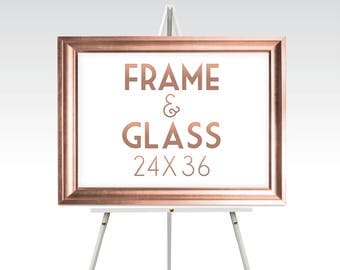 Rose gold frame | Etsy