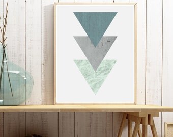 Modern beach art | Etsy