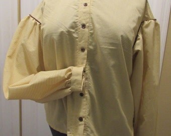 Ladies Civil War Garibaldi Blouse Sizes 6 to 22 Muslin Blouse