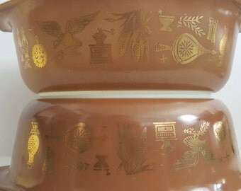 Pyrex early american | Etsy