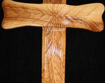 Wooden wall cross | Etsy