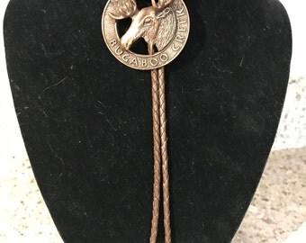 Leather bolo tie | Etsy