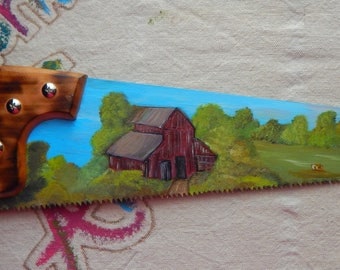 Painted hand saws | Etsy