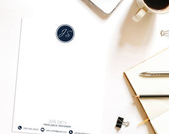 Monogram letterhead | Etsy