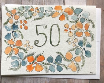50th birthday cards | Etsy